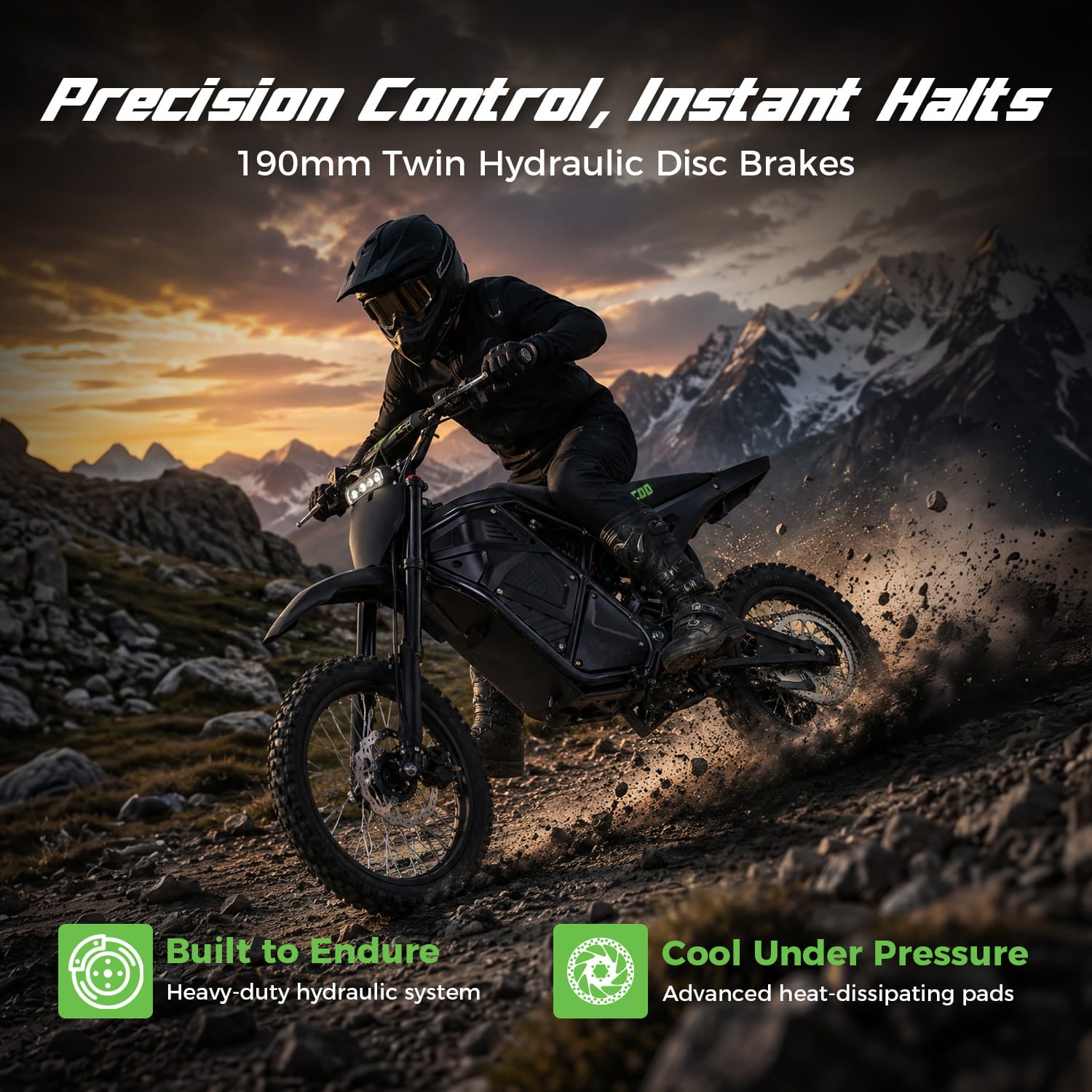 VIPCOO H3 Electric Dirt Bike - Best Budget Electric Drit Bike for Teens ...